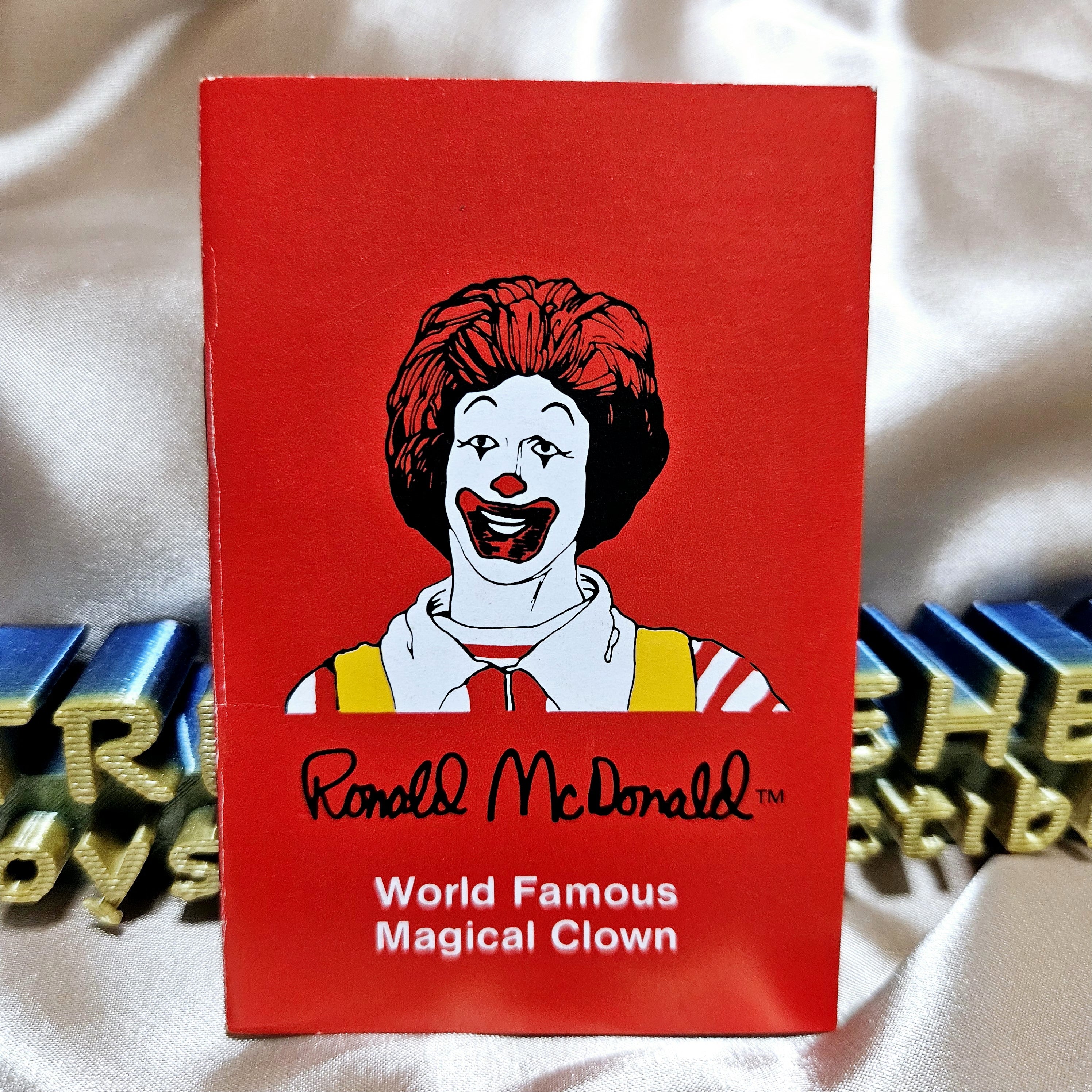 McDonald Red Address Book – MJ@TreasureHearts Toys & Collectibles
