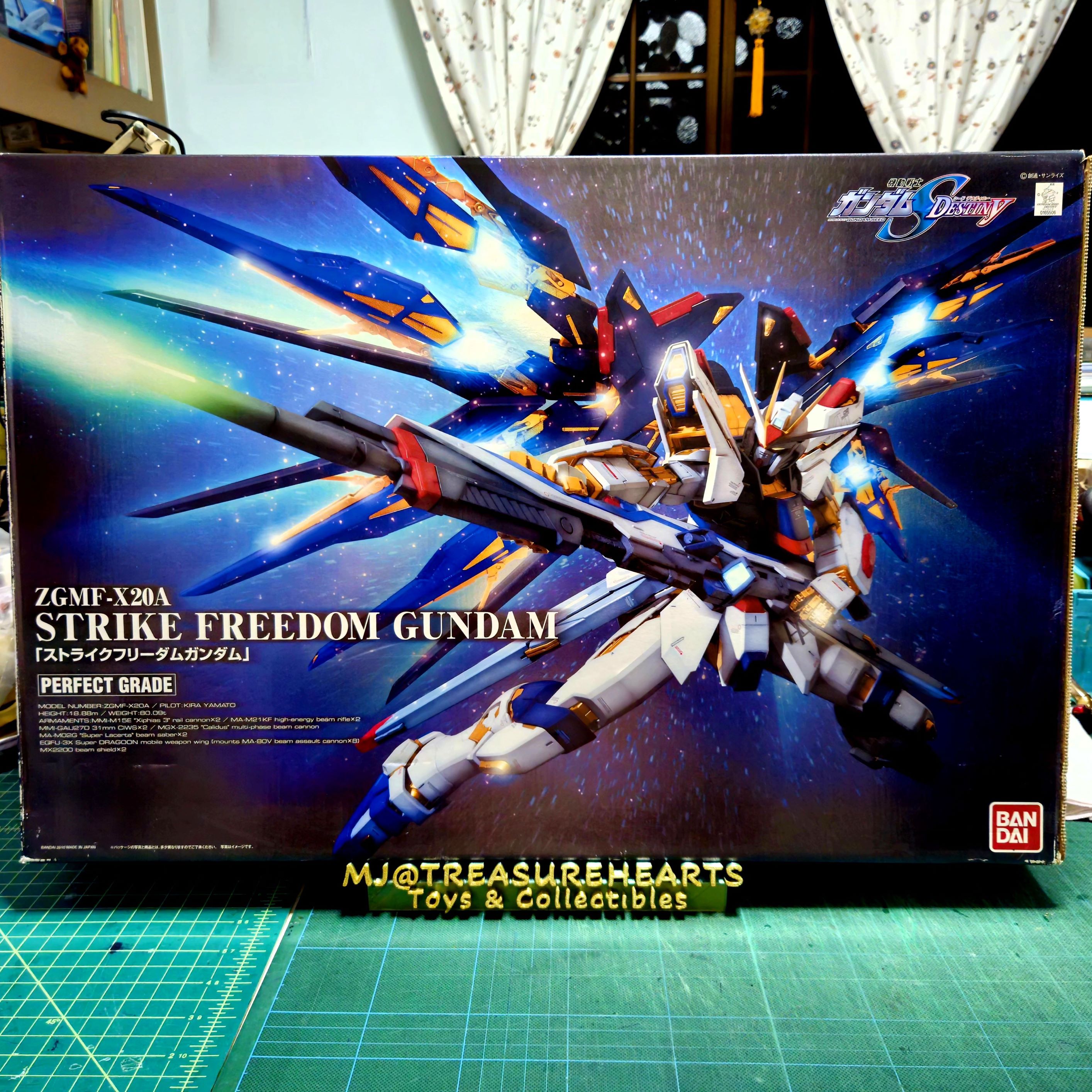 PG 1/60 ZGMF-X20A Strike Freedom Gundam – MJ@TreasureHearts Toys ...
