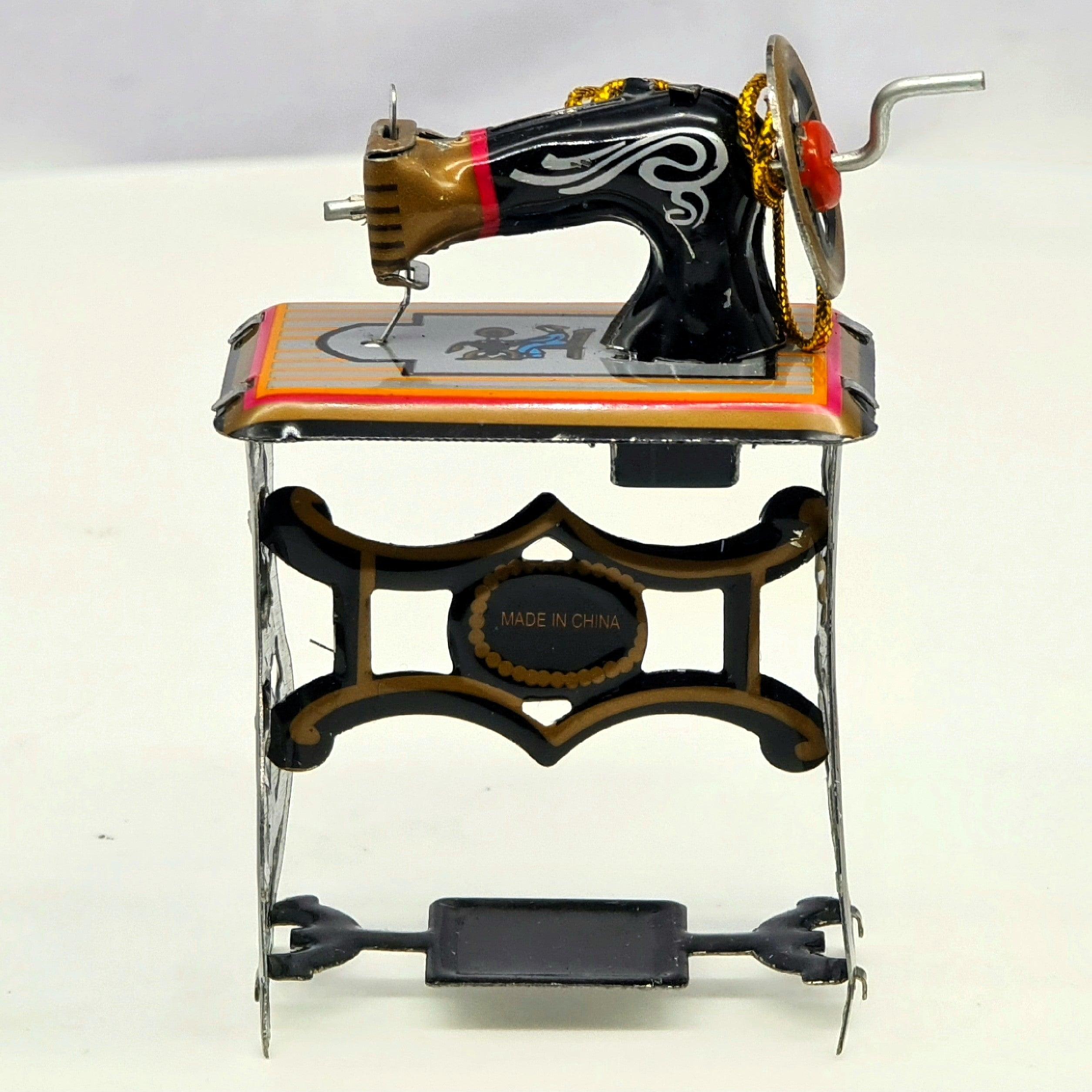 Vintage Sewing Machine Tin Toy – MJ@TreasureHearts Toys & Collectibles
